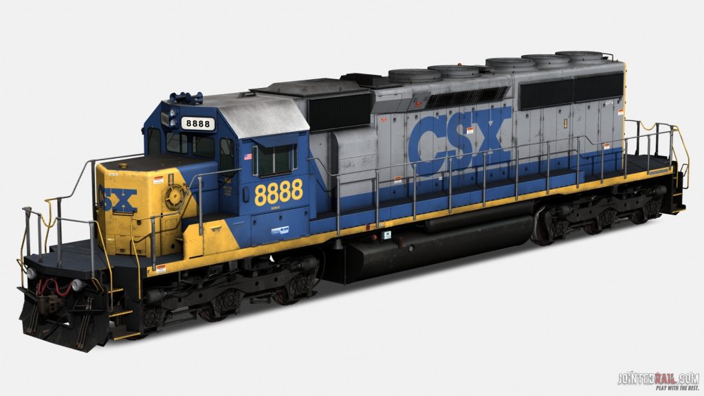 EMD SD40-2 – CSX YN2 (ex-CR) – JointedRail.com