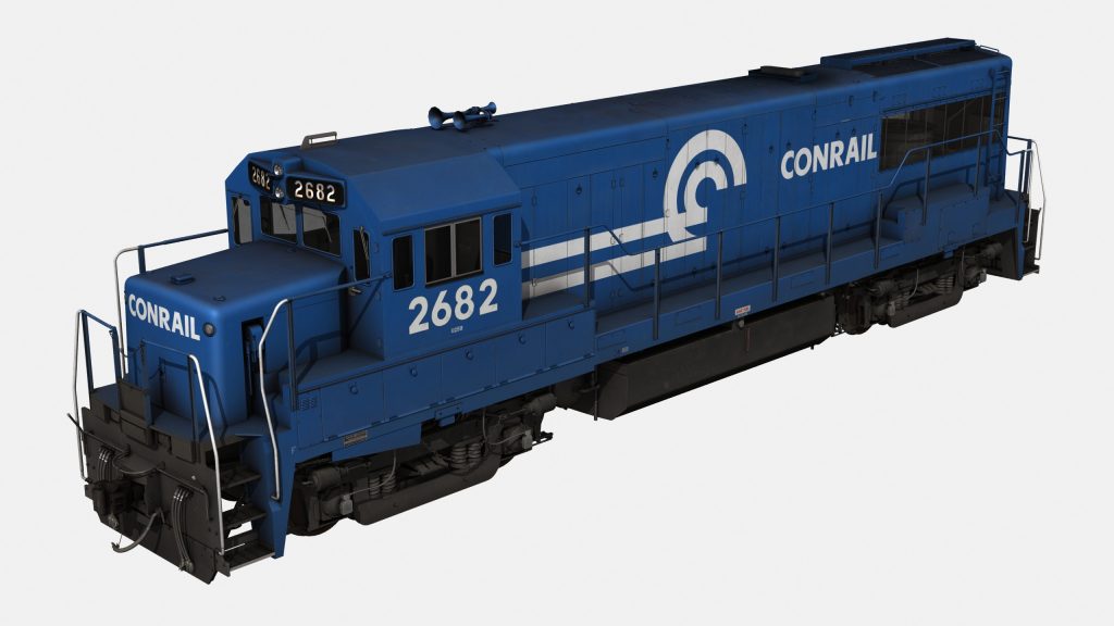 GE U25C – CR (Ex-PRR Phase 3a) – JointedRail.com