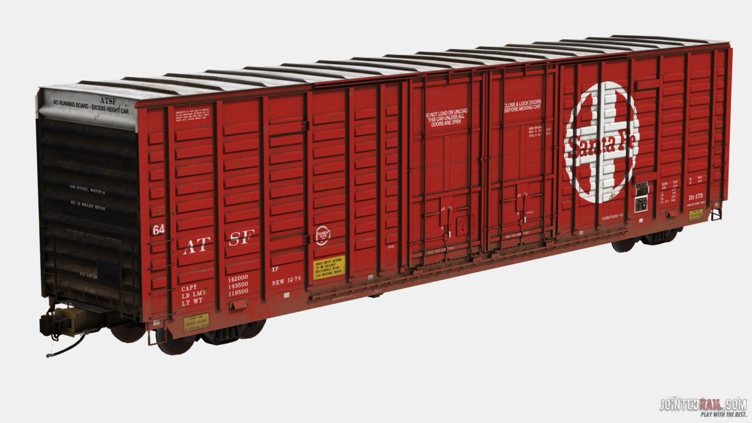 50ft High Cube Boxcar Pack – JointedRail.com