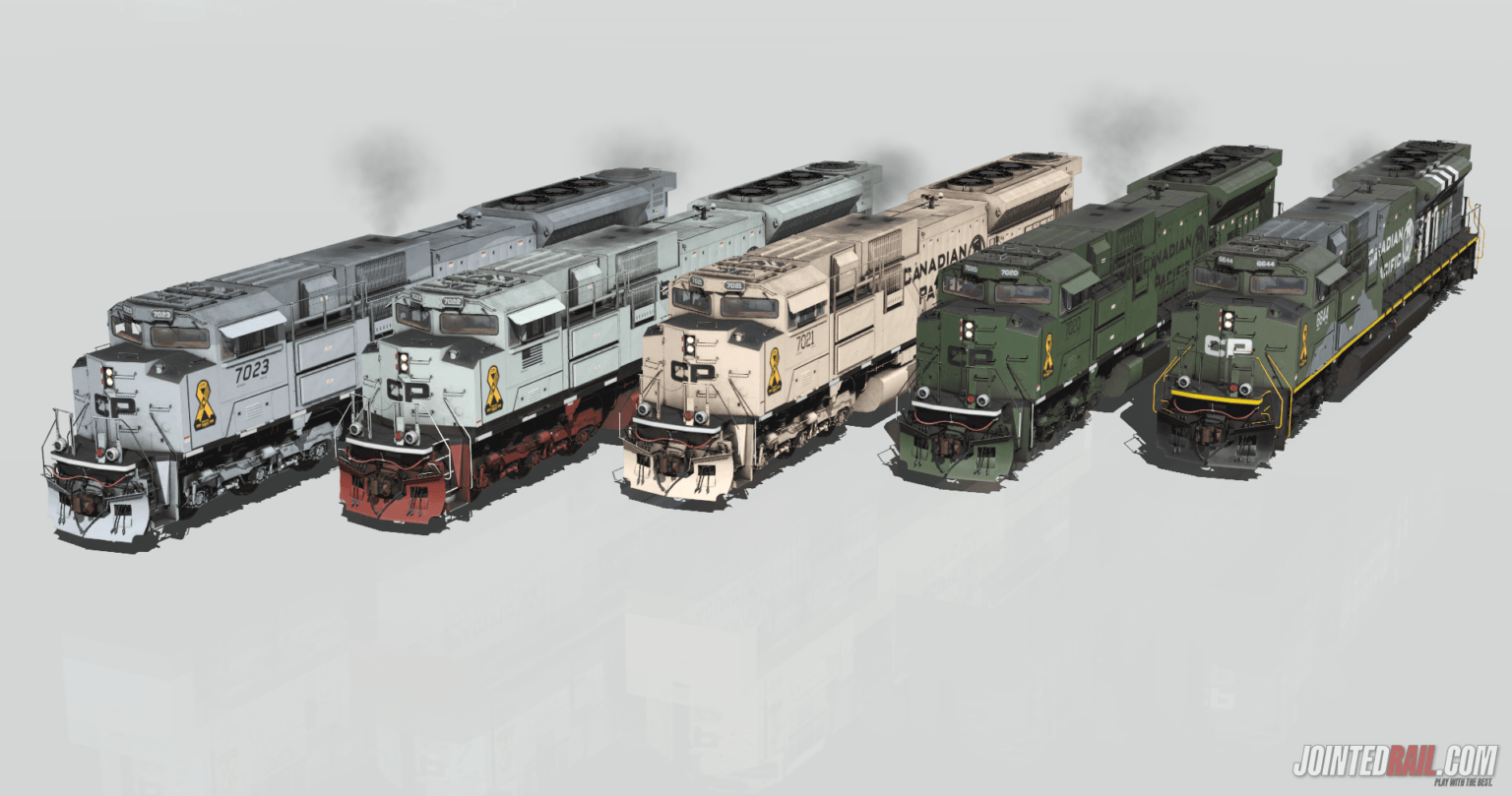 EMD SD70ACu – CP Military Pack – JointedRail.com