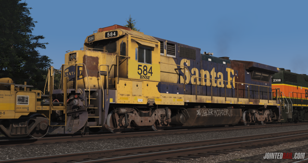 GE B40-8 – ATSF and BNSF Patch – JointedRail.com