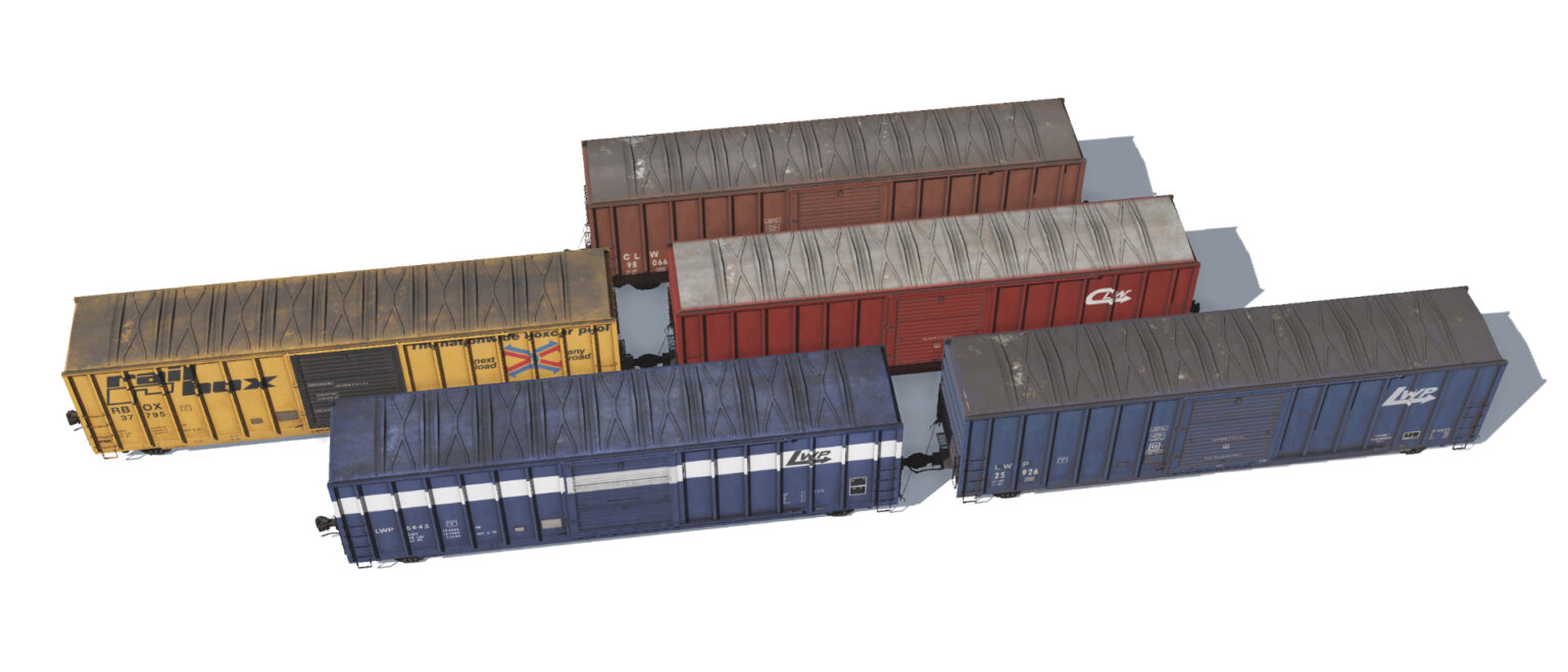 50ft FMC Boxcar – SP – JointedRail.com